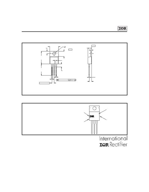 Irf9540n Datasheet88 Pages Irf Power Mosfetvdss 100v Rdson0117ohm Id 23a