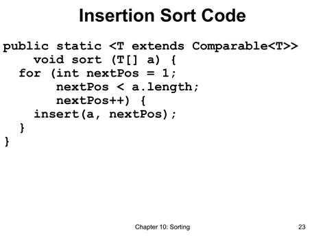 Lecture K Sorting Ppt Programming Languages Computing