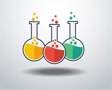 Laboratory Glass Icon Laboratory Glass Lab Flask Icon Symbol Vector