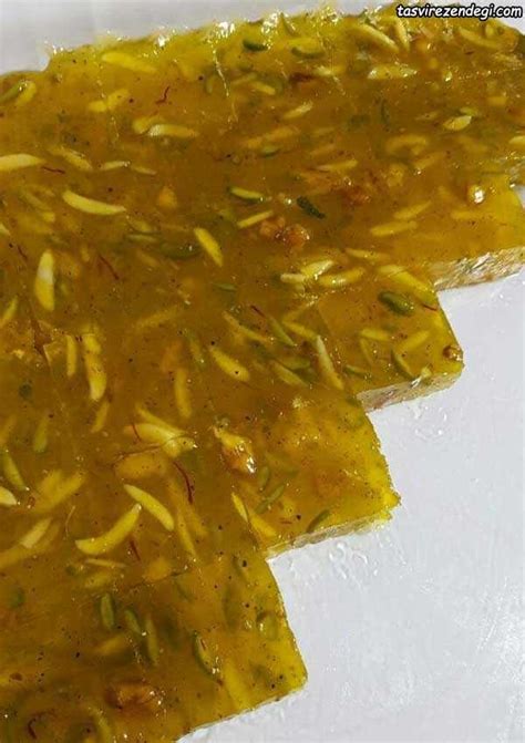 طرز تهیه حلوا مسقطی زعفرانی خوشمزه و مجلسی Persian Food Food