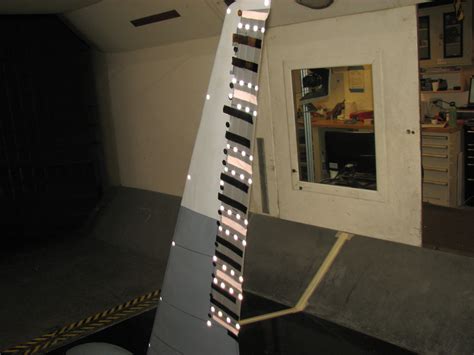 Wind Tunnel Model With Vicon Dots In Uwal Test Section Courtesy Of