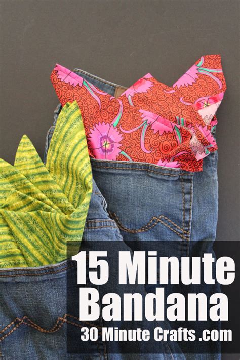 Diy Bandana Scout Craft 30 Minute Crafts