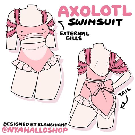 Pre Sample Pre Order Axolotl Swimsuit 6 Month Wait In 2024