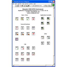 Total Phase Komodo LabVIEW Driver
