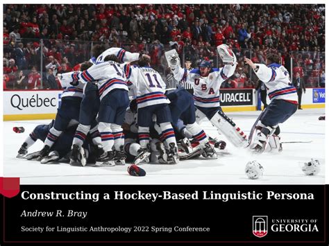 Pdf Constructing A Hockey Based Linguistic Persona