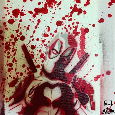 Deadpool Stencil