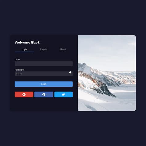 Login Form With Image V1 Webcrowd