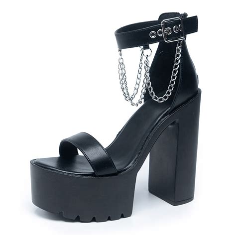 Gdgydh Hoge Hakken Voor Vrouwen Sexy Platform Sand Grandado