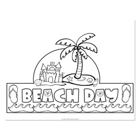Classroom Transformation Beach Day Crown Lucky Little Learners