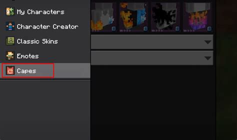 Minecraft Bedrock Edition How To Equip Cape On Your Character Gamerhour