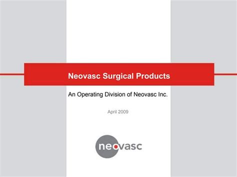 Neovasc Surgical Division Ppt