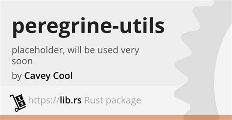 Peregrine Utils 0 1 0 Not Recommended Lib Rs