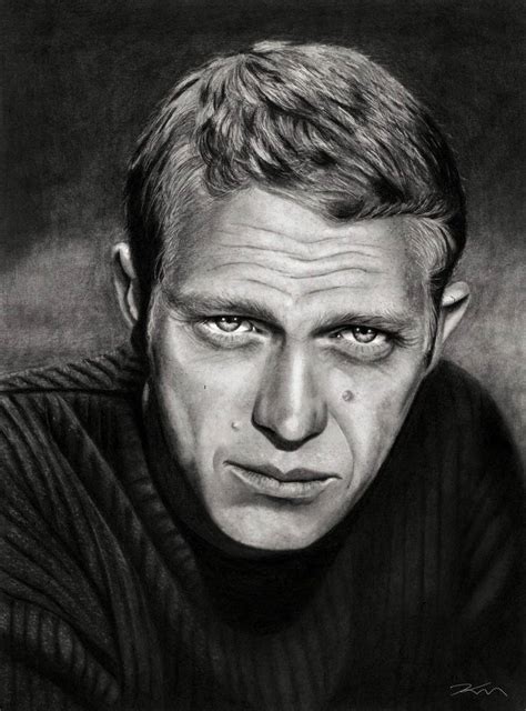 Steve Mcqueen Drawing By Krystine Munshower Saatchi Art