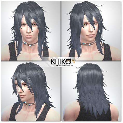 Sims4 Hair Fronsideback シムズ4 髪型 詳細 Sims 4 Hair Male Sims Hair Long Hair Styles