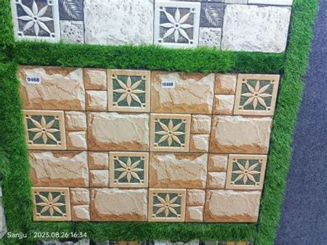 Ceramic Matte Exterior Elevation Wall Tile Size 1x1 5 Feet 300x450 Mm At Rs 15 Sq Ft In Morbi