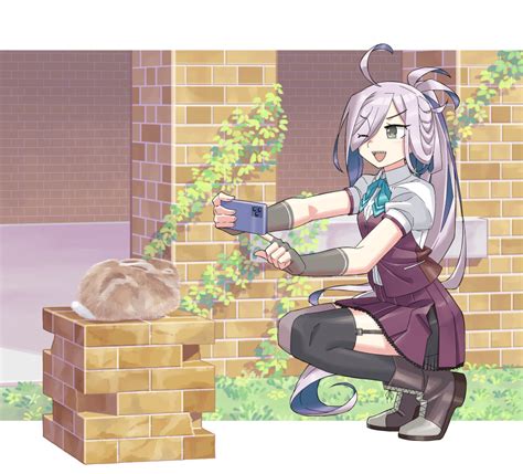 Safebooru 1girl Ahoge Aqua Bow Aqua Bowtie Asashimo Kancolle