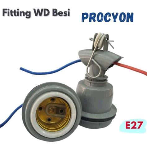 Jual Fitting Besi Lampu Gantung E27 Fitting Lampu Jalan Procyon
