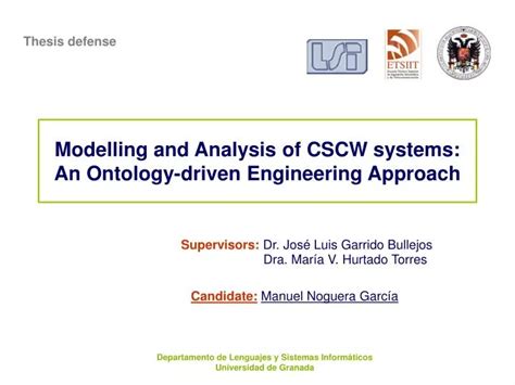 ppt modelling and analysis of cscw systems an ontology driven