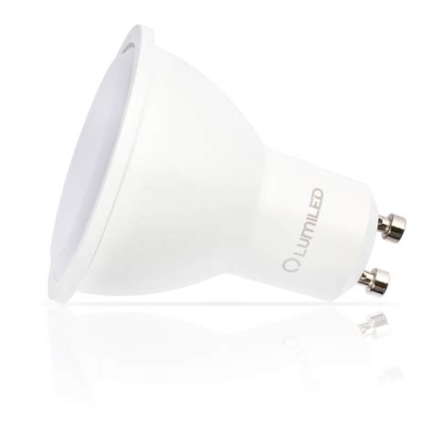 Set 10 Becuri Economice Led Lumiled Aluminiu Plastic Gu10 10 W