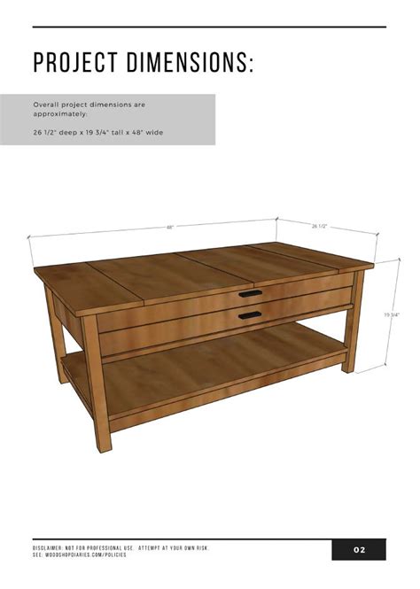 Puzzle Coffee Table Plans Woodshop Diaries