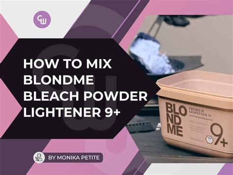 How To Use Schwarzkopf Blondme Bleach Powder Lightener 9 Cosmetic World