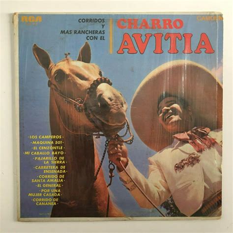 Charro Avitia Corridos Y Mas Rancheras 1970 Mexican Lp Ranchero 3937104266