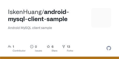 Github Iskenhuangandroid Mysql Client Sample Android Mysql Client