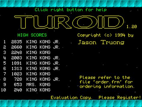 Download Turoid | DOS Games Archive