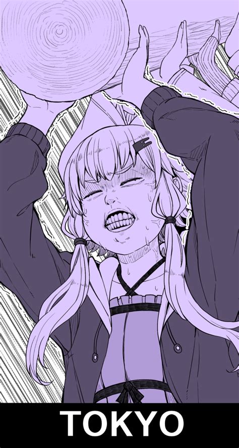 Yuzuki Yukari And Kizuna Akari Vocaloid And 1 More Drawn By