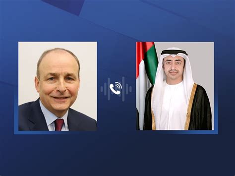 عبدالله بن زايد ووزير خارجية إيرلندا يبحثان هاتفيا الأوضاع الراهنة