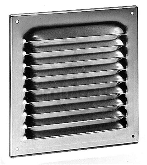 Upmann Wetterschutzgitter Edelstahl gebürstet x Schutzgitter Upmann Lufttechnik
