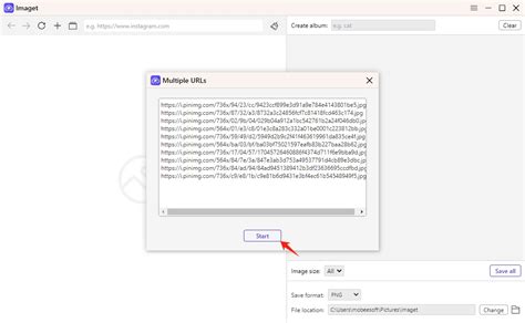 如何从url列表中批量下载图片？ Imaget