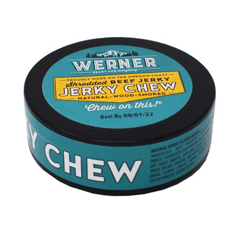 Beef Jerky Chew Werner Gourmet Meat Snacks