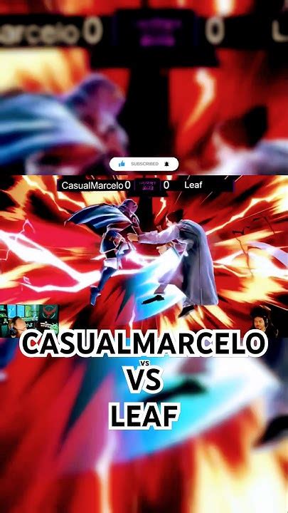 Casualmarcelo Vs Leaf Smashbros Ssbu Smashultimate Youtube