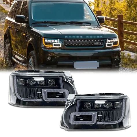 L320 LED Headlight for Range Rover Sport 2010-2012 Upgrade to L494 ...