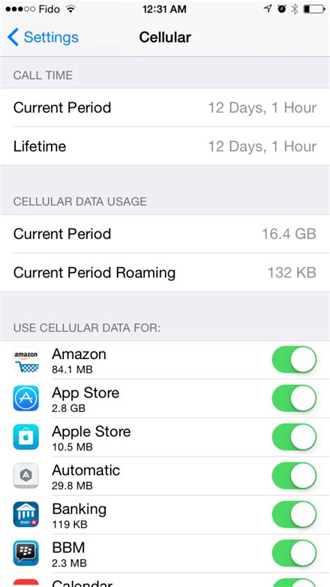 How To Reset Your Iphone S Cellular Data Usage Statistics Video