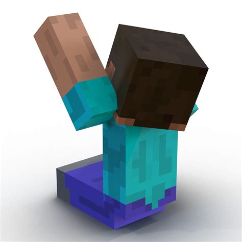 3d Max Minecraft Steve