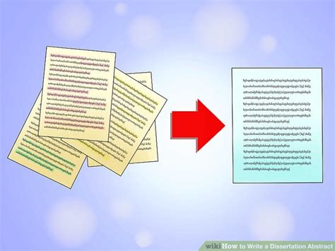 How To Write A Dissertation Abstract Steps With Pictures