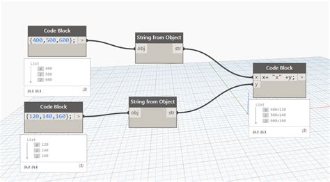 combining lists values to new list lists logic dynamo