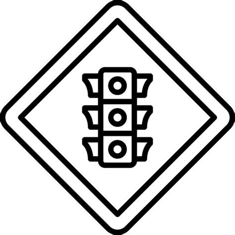 Design Vectoriel Du Style Dicône Des Feux De Circulation Vecteur Premium