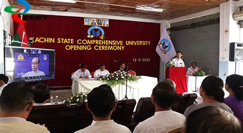 Kachin State Comprehensive University Opening Ceremony Hpaw Hpawng Lamang Galaw Eedy News