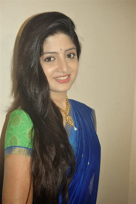 Actress Poonam Kaur Long Hair Stills In Blue Saree CineHub