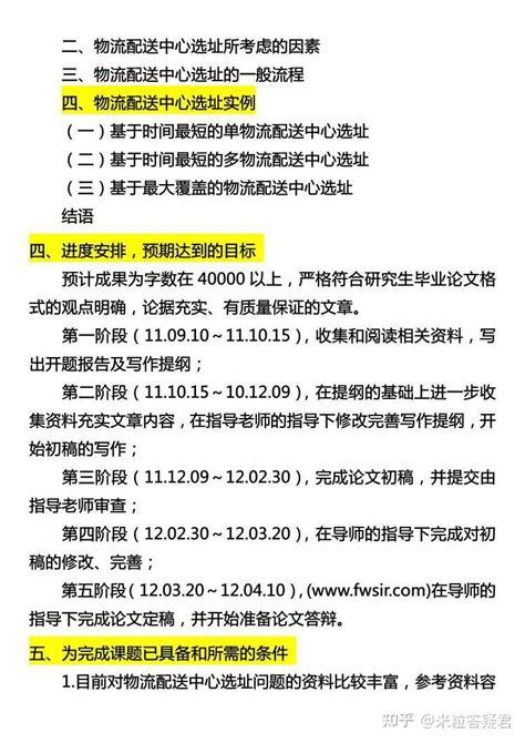 物流管理专业热门选题，选址最优问题来了！开题报告范文来了 开题报告 毕业论文 大四学姐 知乎