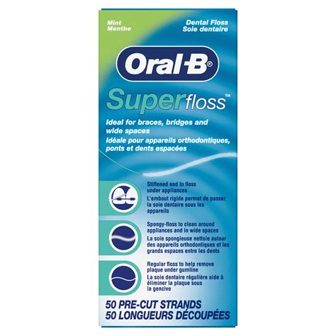 Oral B Super Floss Pre Cut Dental Floss Strands