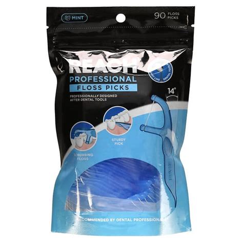 Reach Professional Floss Picks Mint 90 Floss Picks