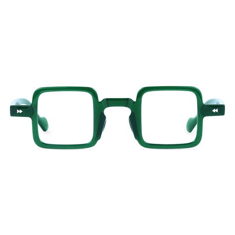 Bones Bones Prescription Lenses Square Retro Eyeglasses Multicolor