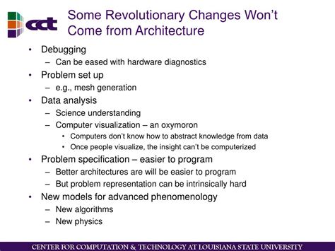 Ppt How Can Computer Architecture Revolutionize Parallel Scientific