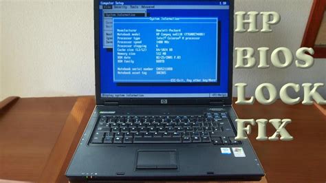 HP NX6110 Wifi Bios Unlock No Whitelist YouTube