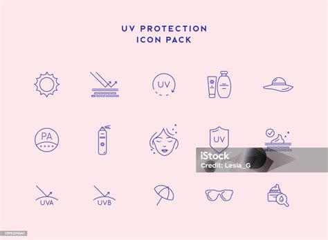 스킨 케어 라인 아이콘입니다 자외선 차단제 Uv 디펜스 벡터 얇은 선 아이콘 선스크린 선탠 규칙 선형 일러스트레이션 여름 해변