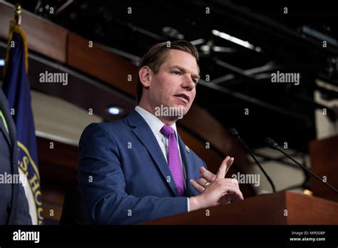 Rep Eric Swalwell D Ca Speaks At A Press Conference To Introduce
